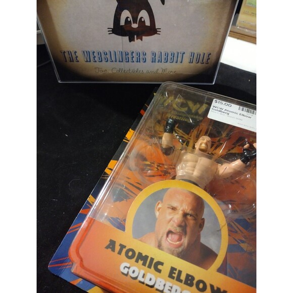 Toys | Wcw Goldberg Atomic Elbow Action Figure Sealed Moc Nib Osftm Toy ...